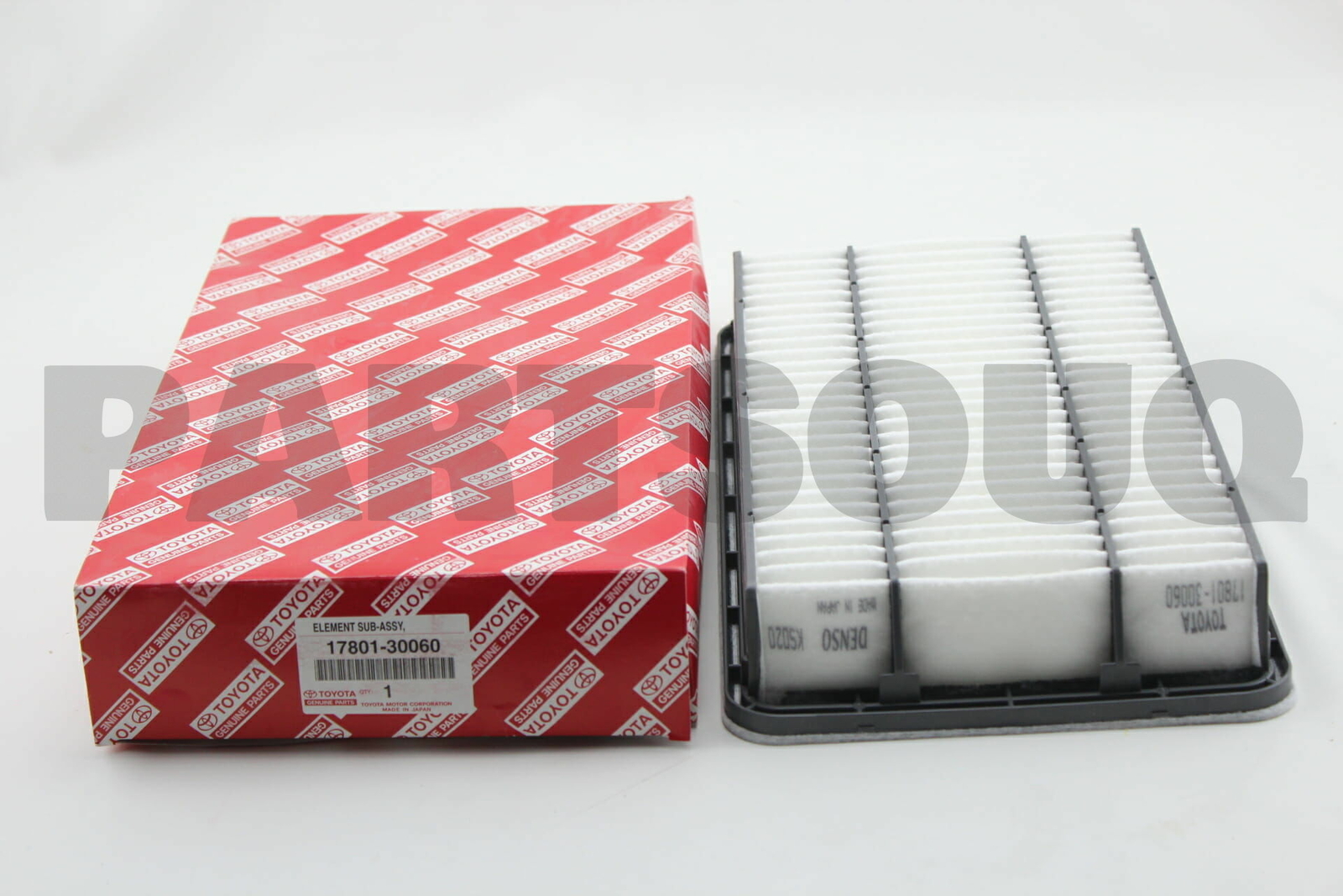 1780130060 Genuine Toyota ELEMENT SUB-ASSY, AIR CLEANER FILTER 17801 ...
