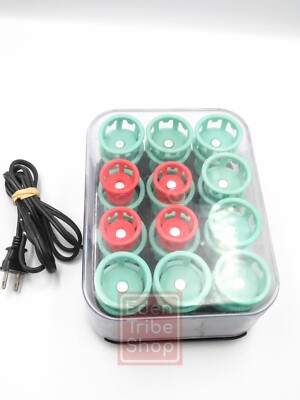 Clairol Lock N Roll Hot Hair Curlers Rollers Pageant 24 Spoolies Model ...