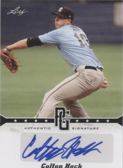 2013 Leaf Perfect Game Showcase - Autographs Colton Hock #A-CH1 (AU, RC ...