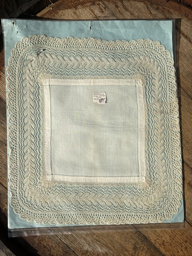 Antique Bridal Lace Handkerchief Extremely Fine Knitted | eBay