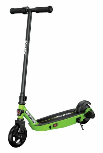 Razor Black Label E90 90W Kick Electric Scooter - Black/Green ...
