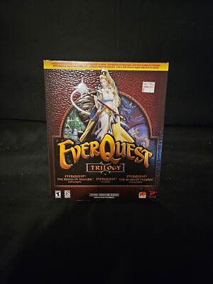 EVERQUEST TRILOGY PC CD GAME BIG BOX 2001 firiona vie Nagafen Miniature ...