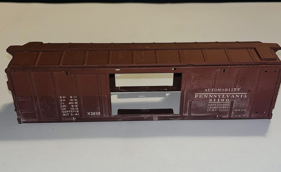 Vintage Lionel Trains No. 61100 Pennsylvania Automobiles Metal Box Car ...