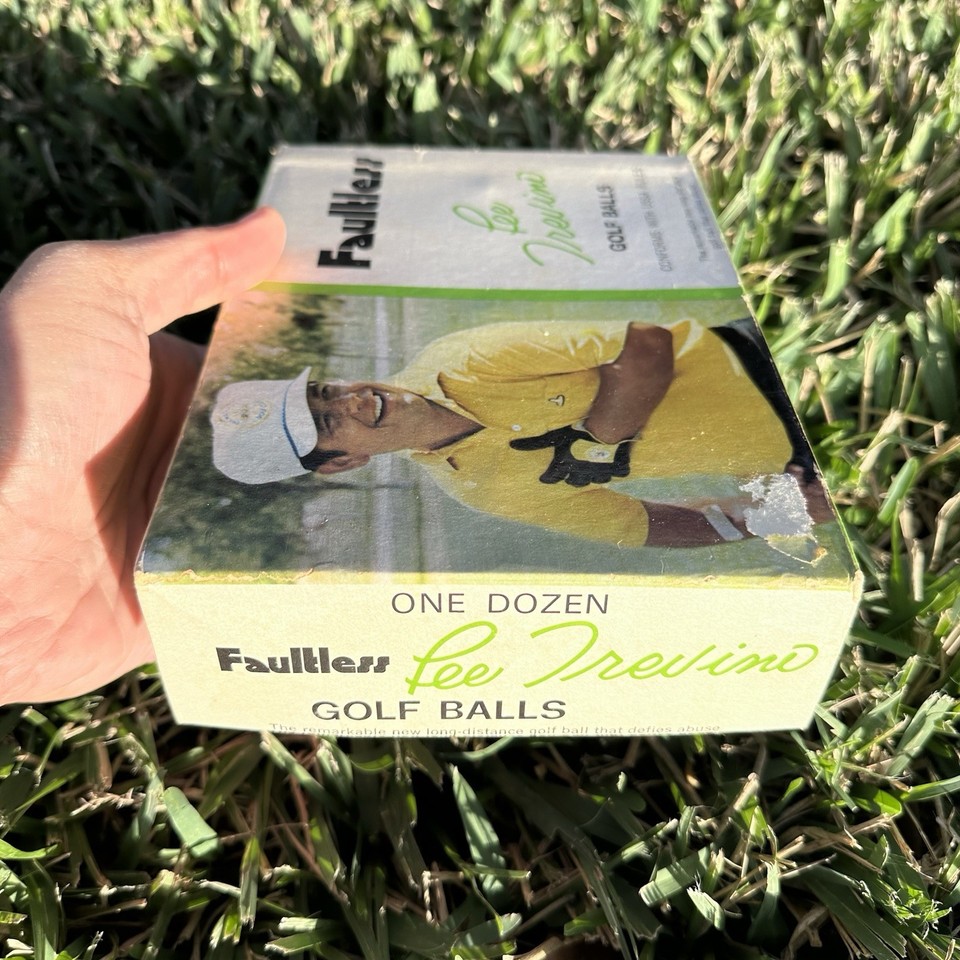 Vintage Complete Set 1970s New Faultless MVP Lee Trevino Golf Balls 12 ...