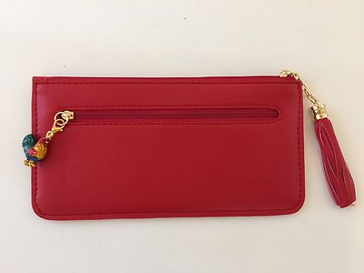 FENG SHUI RED ROOSTER WALLET PURSE | eBay
