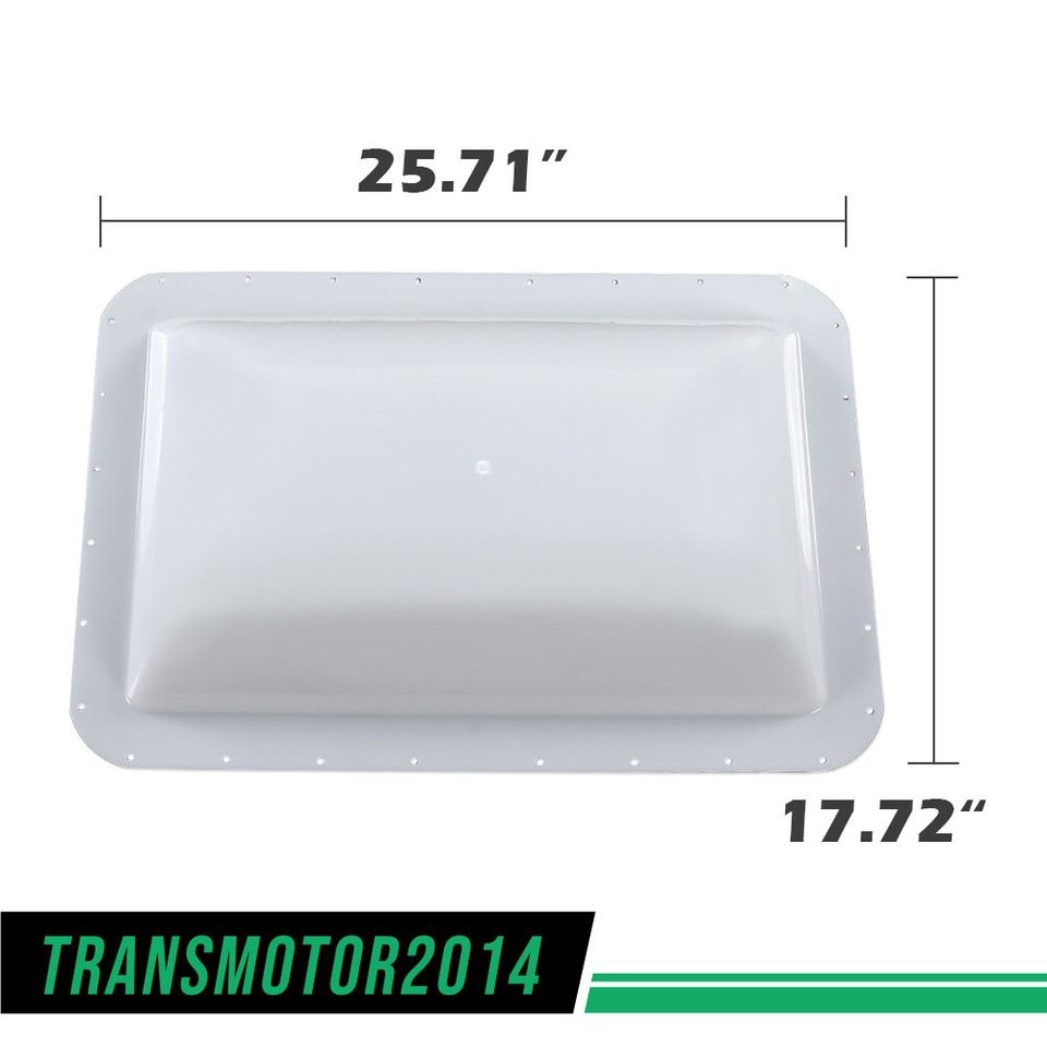 RV Skylight Cover White 14" X 22" Camper Skylight Food Truck Skylight ...