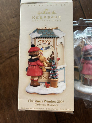 Hallmark Keepsake Ornament Club 2006 Christmas Window 4th Series Toy ...