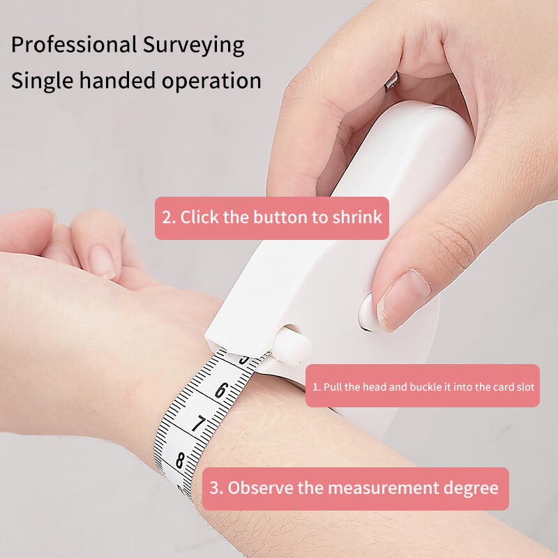 Automatic Telescopic Body Three Circumference Measuring Ruler Fitness ...