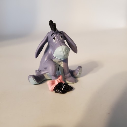 Disney Winnie the Pooh Eeyore Sitting PVC Figure Beverly Hills Teddy ...