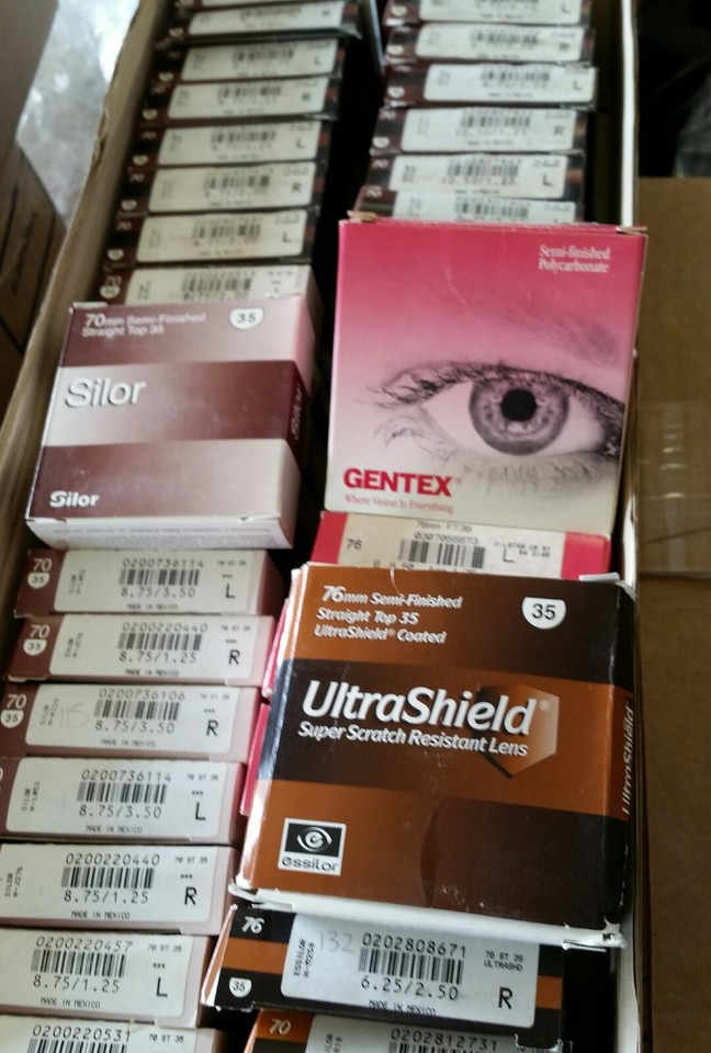 40ct lens Silor FT35 31ct, Gentex FT35 4ct, Essilor Ft35 5ct ...