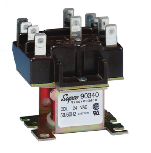 Supco 90340 SU90340 DPDT / 24V Switching Fan Relay 90-340 HVAC ...