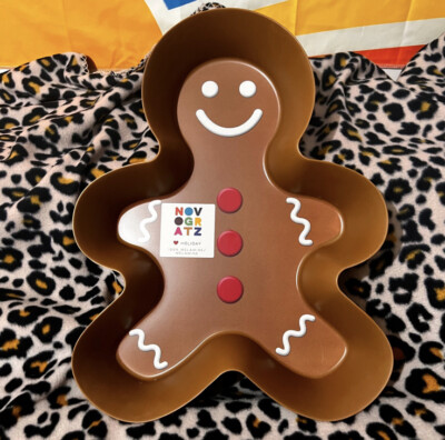 Novogratz Oversized Large GINGERBREAD Man Tray 17” Melamine Plate ...
