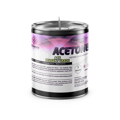 Alliance Chemical - Acetone ACS Grade - 5 Gallon | eBay