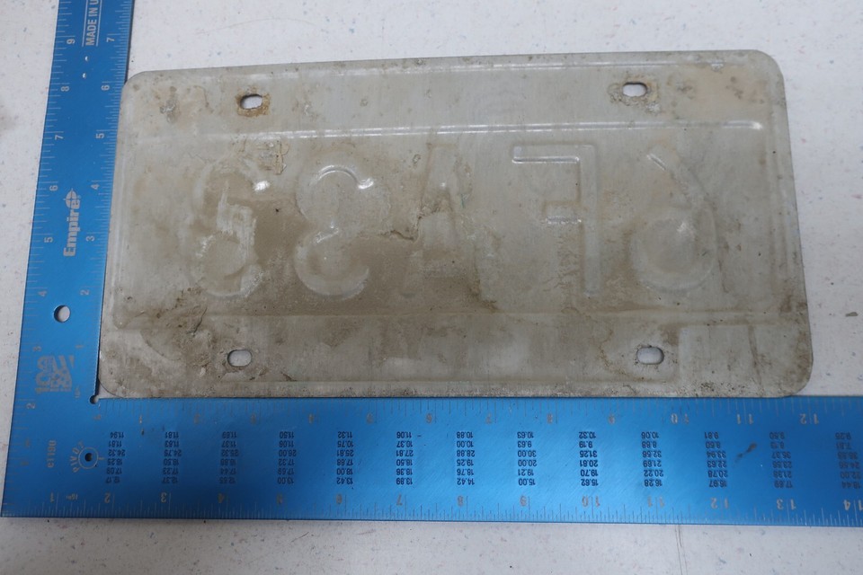 Vermont License Plate Tag 1993 93 VT 6FA33 | eBay