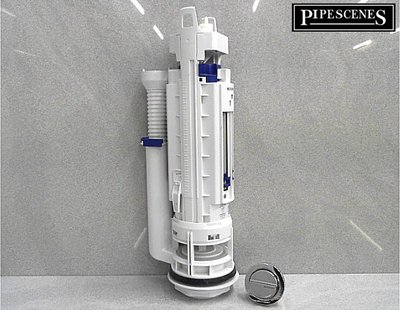 Geberit 282.350.21.2 NEW STYLE Flush Valve Dual Flush Syphon & Push ...