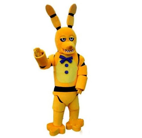 Five Nights at Freddy's FNAF Toy Creepy Yellow Bunny Mascot Cartoon ...