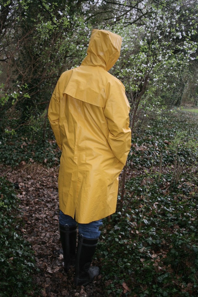 Friesian mink PVC raincoat coat rubber rubber raincoat coat oilskin ...