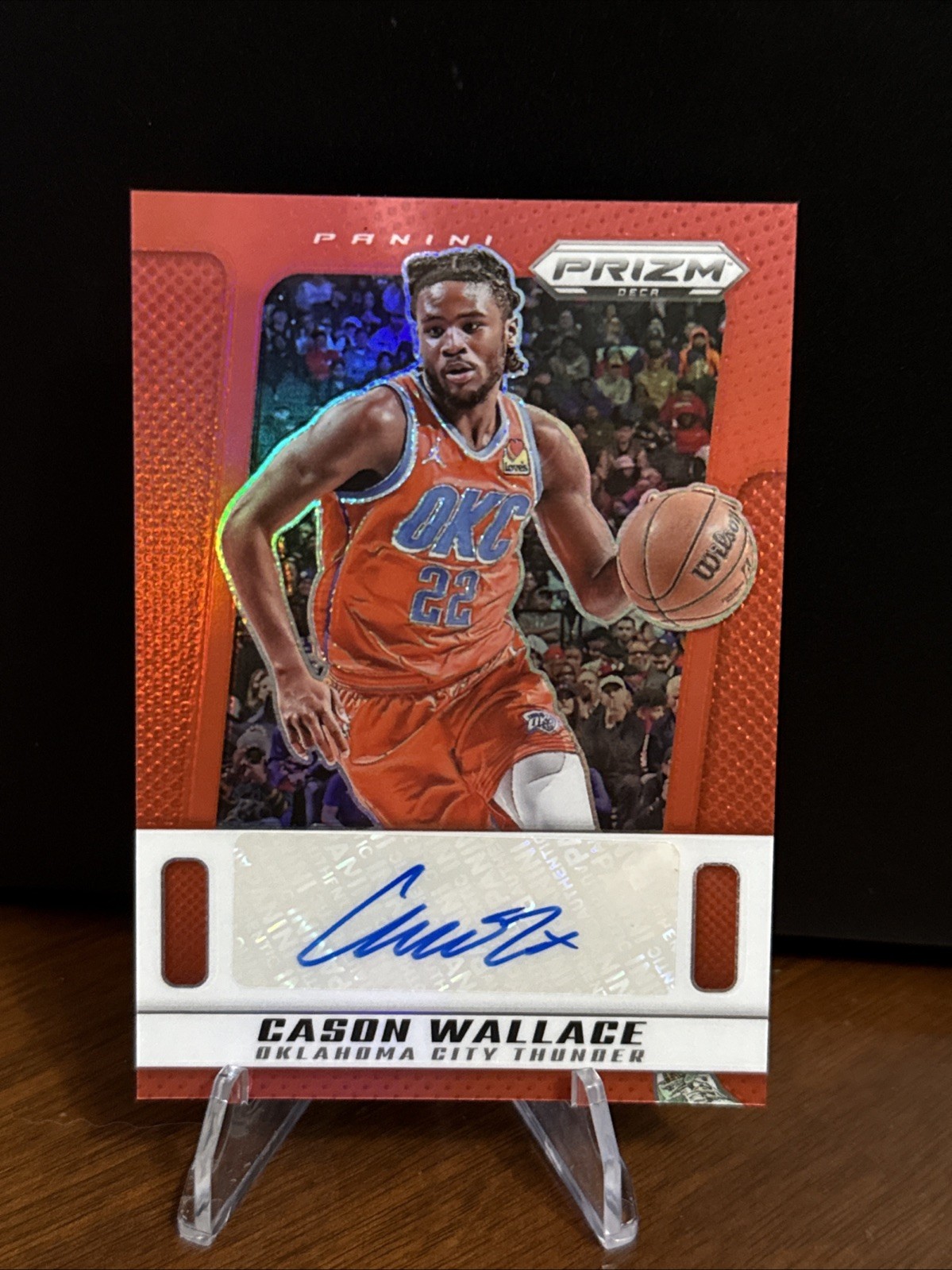 Cason Wallace 2024 Prizm Deca #PDS-WAL Signatures - Purple /75 Price ...