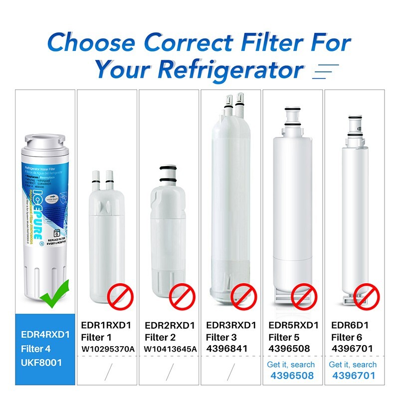 Replacement For WRF555SDFZ WRX735SDHZ WRX735SDHZ00 JFC2089BEP Water ...