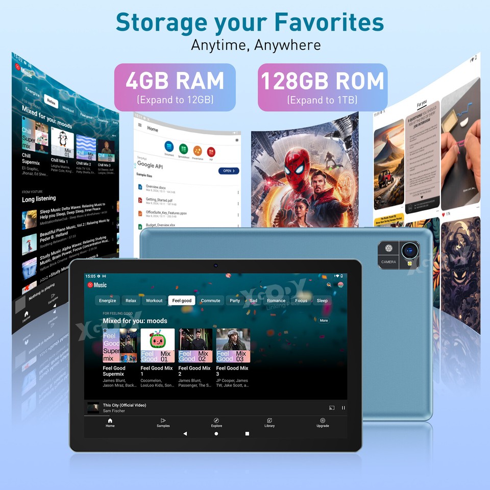 11 inch Ultra-thin Tablet PC 5G HD 16GB+256GB 8000mAh 8-Core Android15 ...