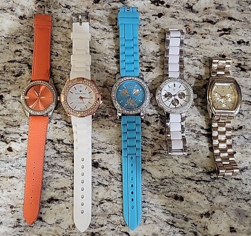 Lot of 5 Charming Charlie and 5 fashion watches | eBay