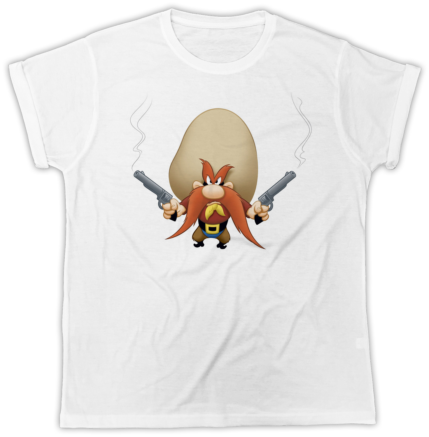 FUNNY YOSEMITE SAM WITH GUN TSHIRT IDEAL GIFT UNISEX MENS TSHIRT | eBay UK