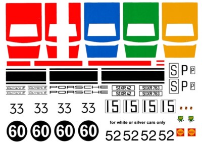 #60 Porsche 910 Carrera 6 1/64th HO Scale Slot Car Decals | eBay
