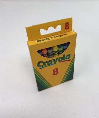Crayola Crayons Box Of 8 Crayons No. 8 Limited Edition Discontinued ...