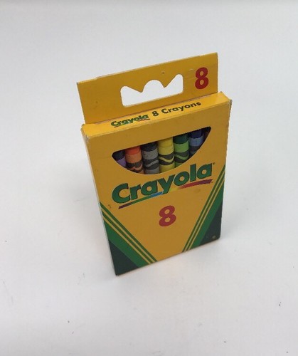 Crayola Crayons Box Of 8 Crayons No. 8 Limited Edition Discontinued ...