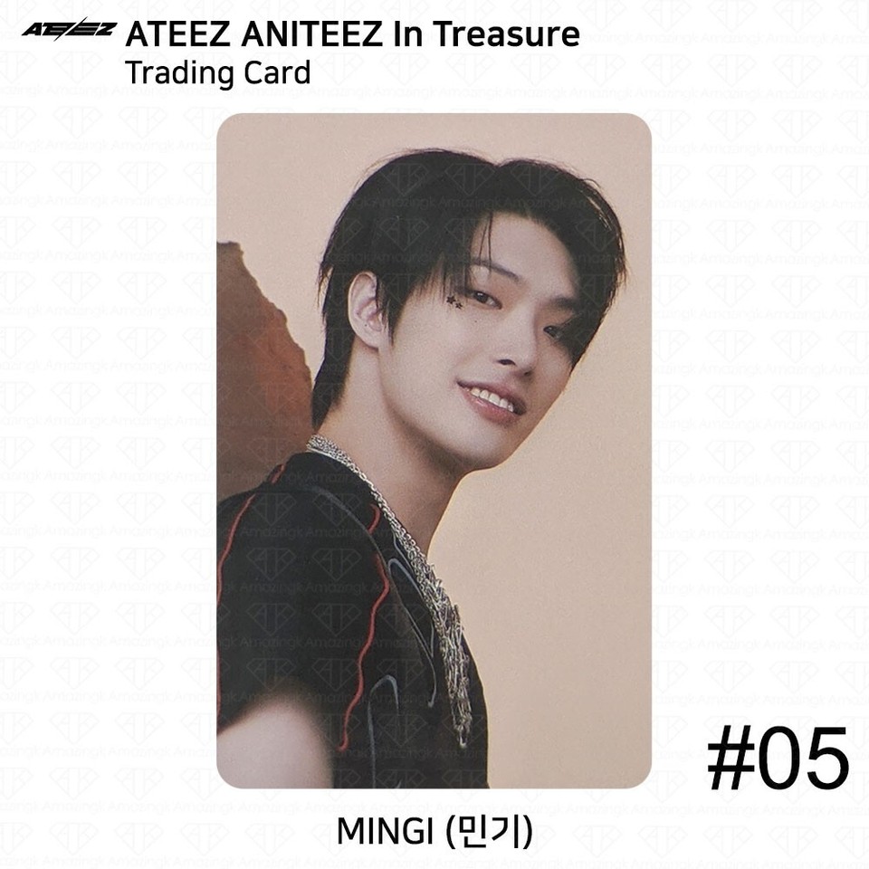 ATEEZ ANITEEZ In Treasure POP UP Official MD Trading Photocard K-POP ...
