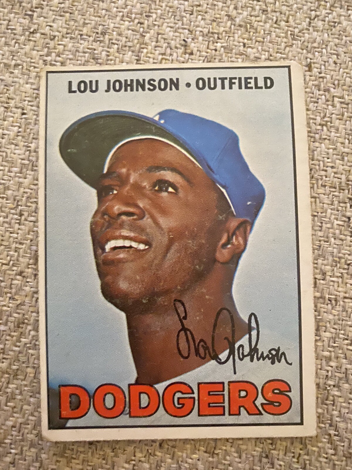 1967 Topps Lou Johnson LA Dodgers #410 | eBay