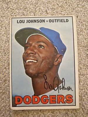 1967 Topps Lou Johnson LA Dodgers #410 | eBay