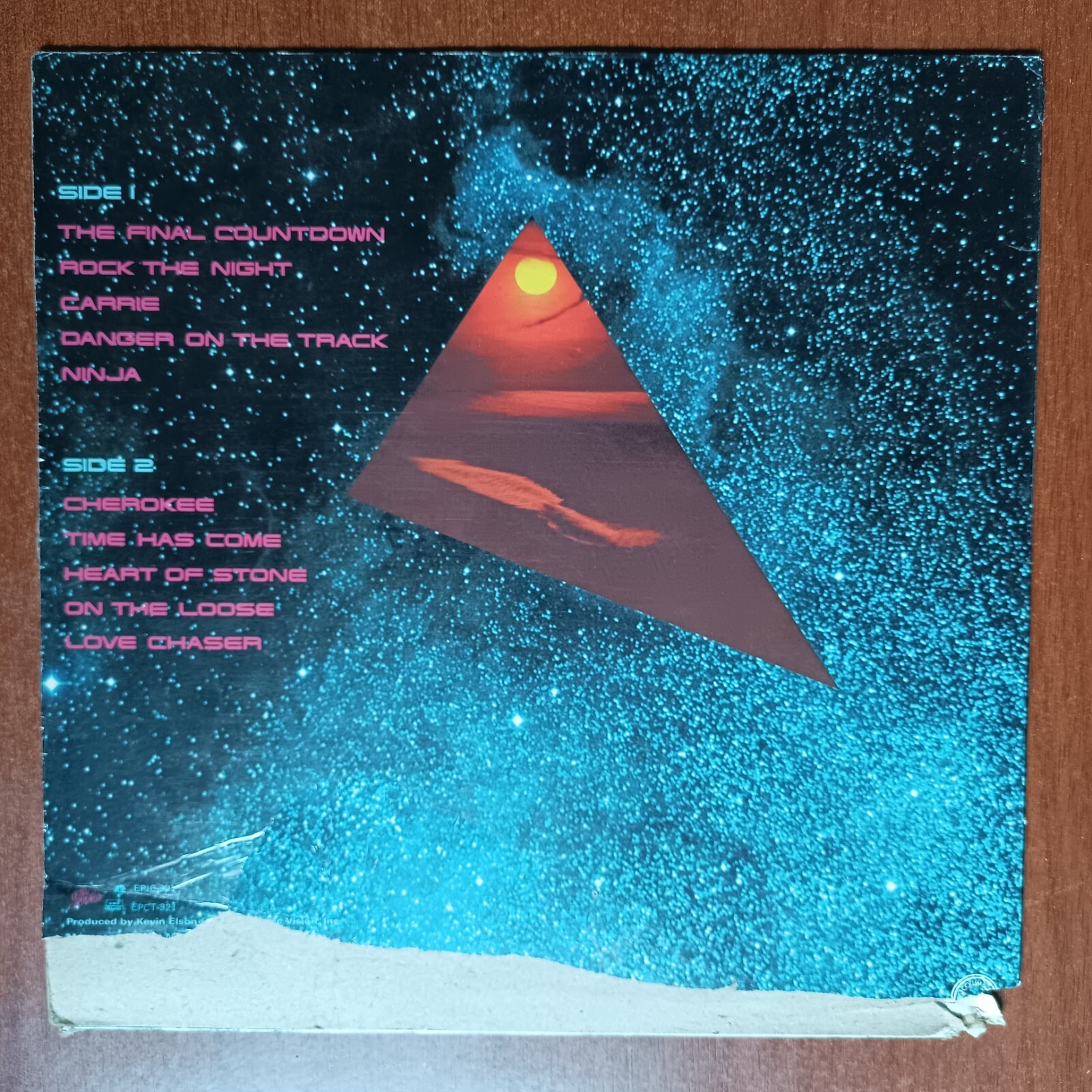 Europe ‎– The Final Countdown [1987] Vinyl LP Hard Rock Epic Rare ...