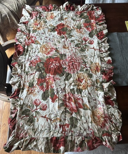 Vintage Ralph Lauren Constance-Post Road King Pillowcase Sham Ruffled ...