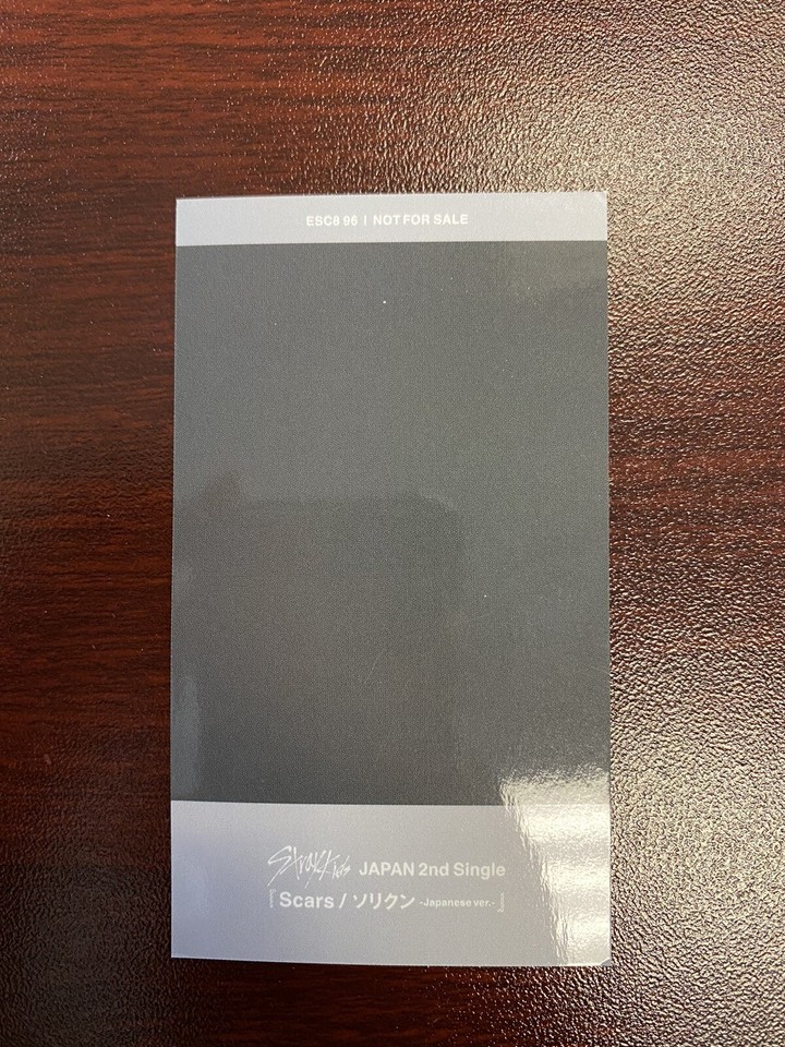 Official Felix Scars FC Ver Photocard Stray Kids SKZ Japan | eBay