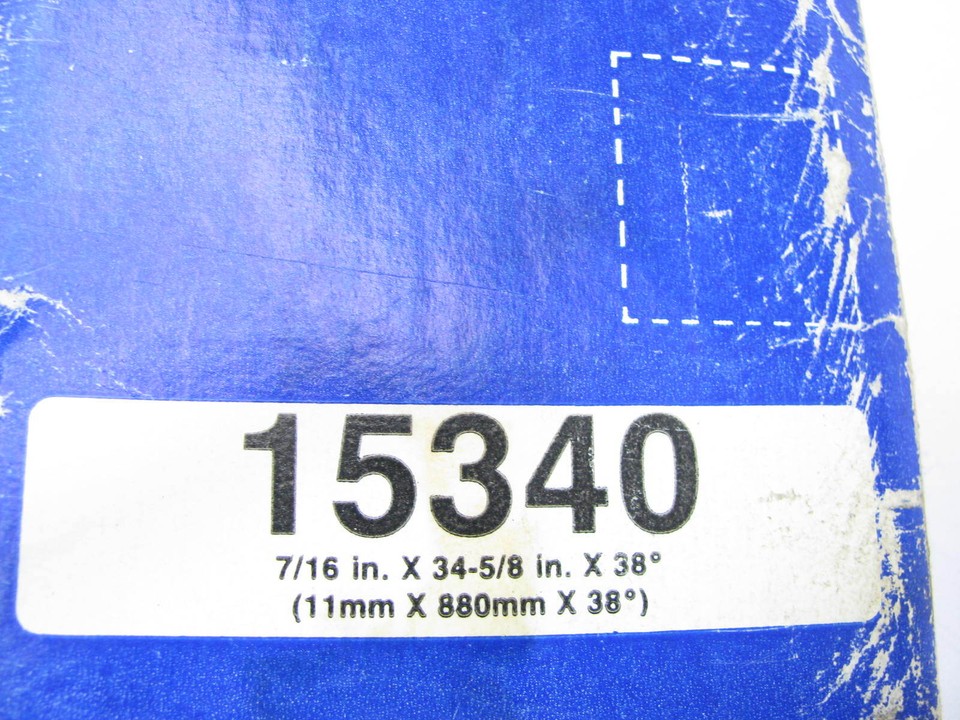 Ultralast 15340 Accessory Drive Belt - 0.44" X 34.00" - 36 Degree | eBay