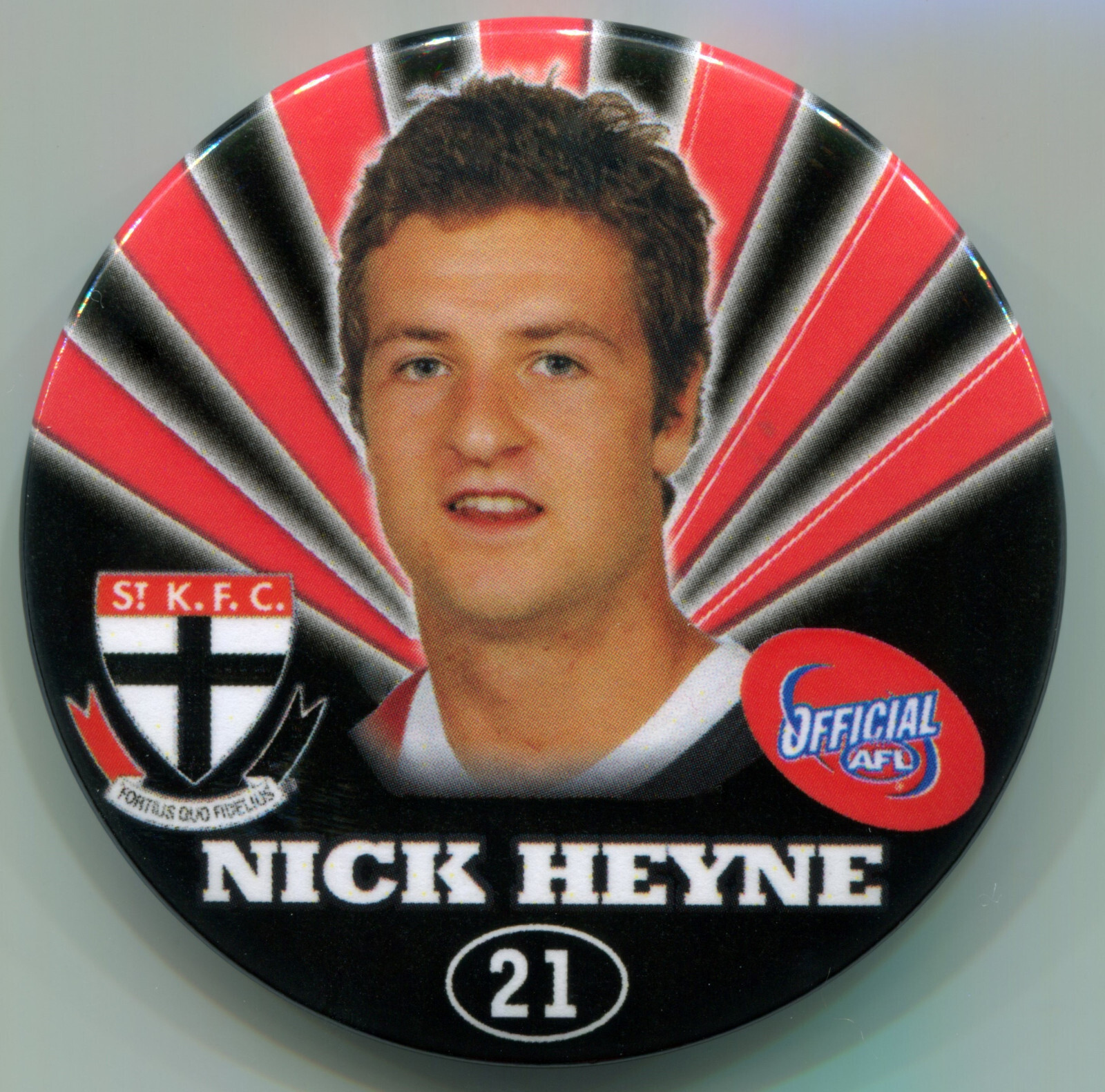 2010 Player Badge Nick Heyne (St Kilda) | eBay