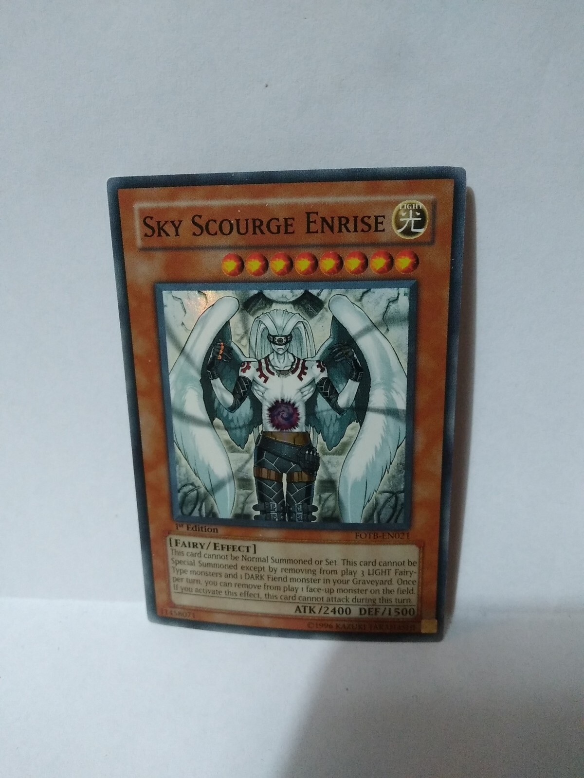 Yu-Gi-Oh! TCG Sky Scourge Enrise Force of the Breaker FOTB-EN021 1st ...