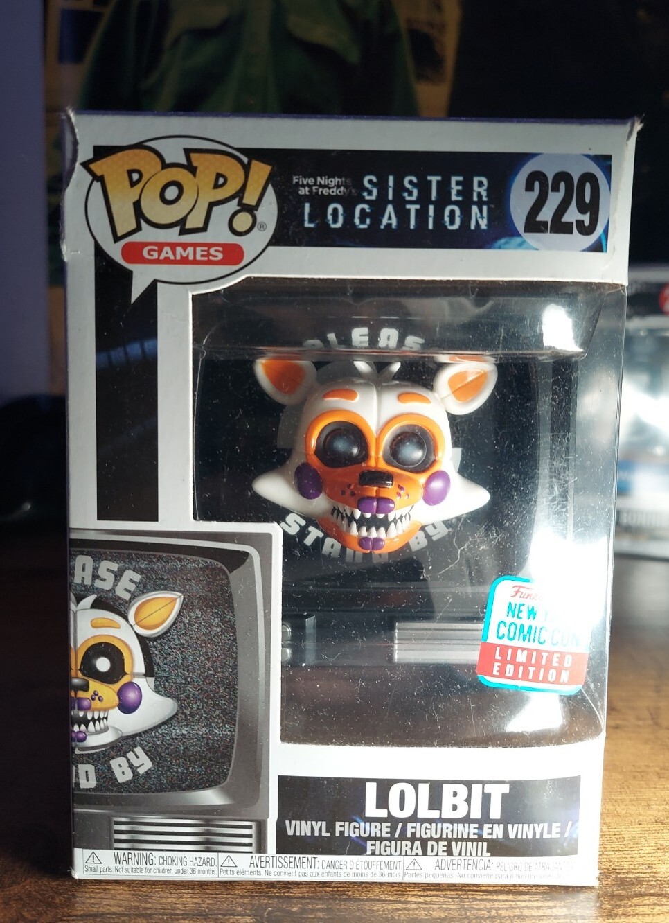 Lolbit Funko Pop Five Nights at Freddy's 229 2017 New York Comic Con ...