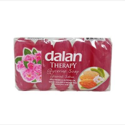 5 Soaps of Dalan Wild Roses & Almond Oil Fragrance Beauty Soap Bar 2.47 ...