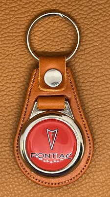 PONTIAC KEYCHAIN PREMIUM LEATHER 100% HIGH QUALITY | eBay