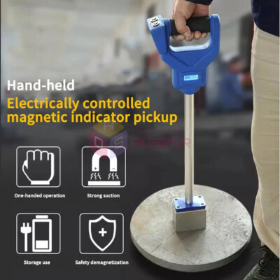 Electro Control Hand-held Permanent Magnet Lifter Magnetic Pick Up ...