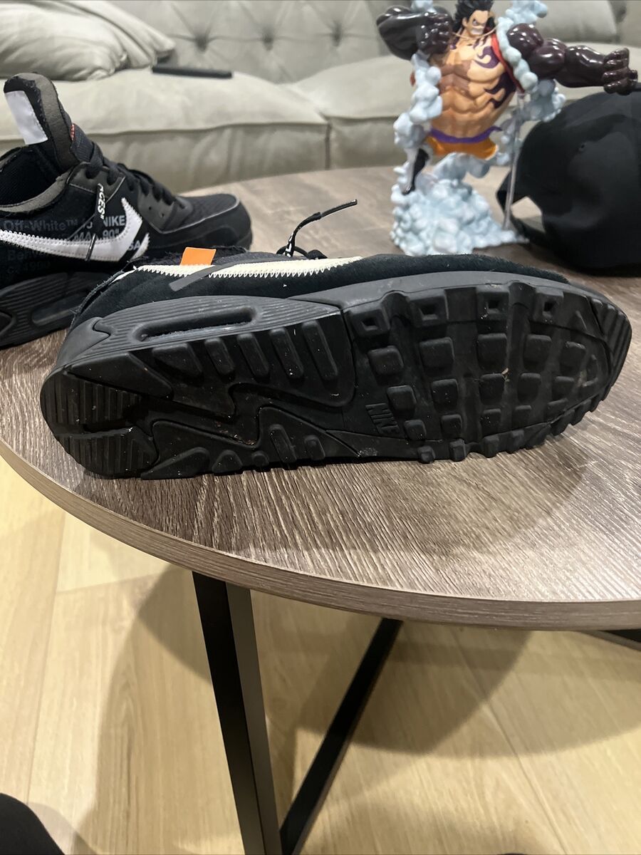 Size 9.5- Nike Air Max 90 x OFF-WHITE Black 2019 | eBay Size 9.5- Nike Air Max 90 x OFF-WHITE Black 2019 | eBay