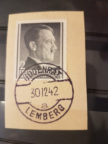 German Postage Stamp 1942 Lviv Judenrat Poland CTO Mint Lemberg WW2 ...