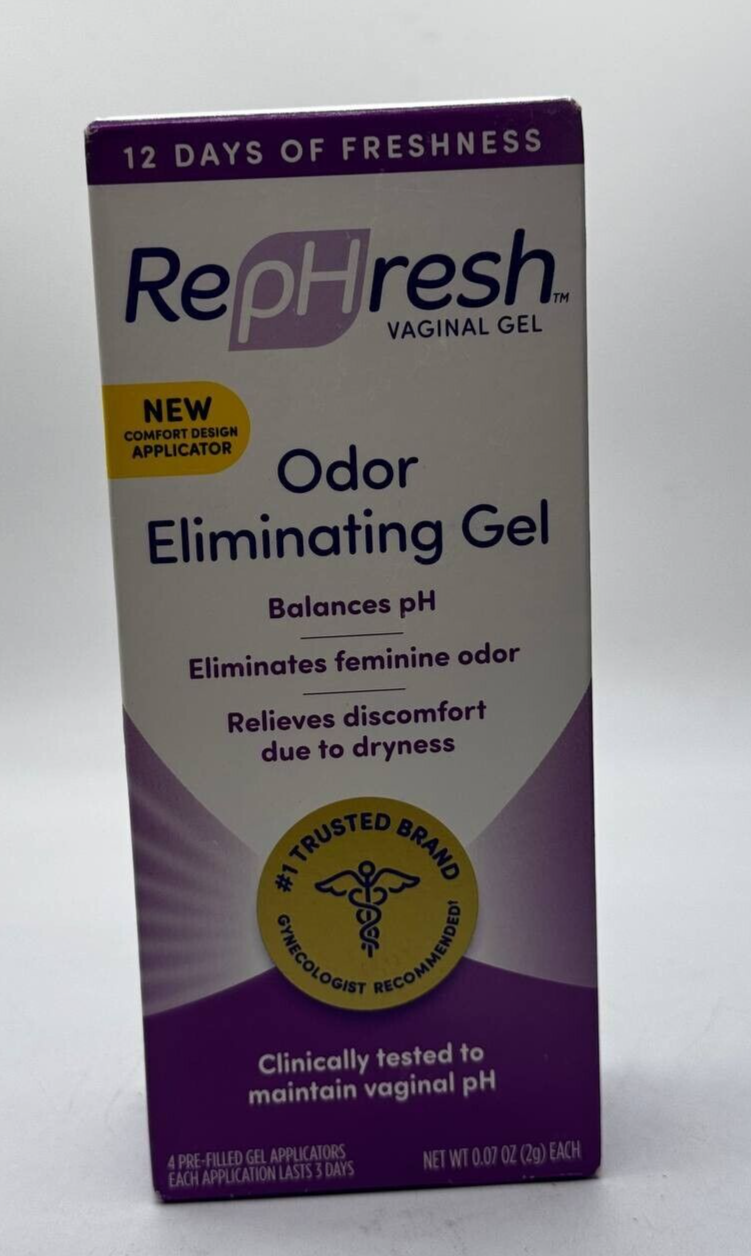 RepHresh Odor Eliminating Vaginal Gel - 4 Count for sale online | eBay