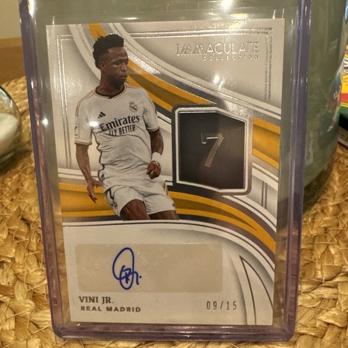 2023-24 Panini Immaculate Vinicius Junior Vini Jr. Numbers Signatures ...