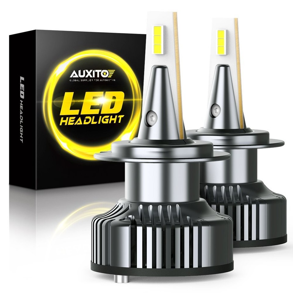 AUXITO H7 LED Headlight Bulbs Conversion Kit High Low Beam White ...
