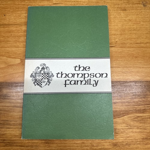 The Thompson Family by The American Genealogical Research Institute ...