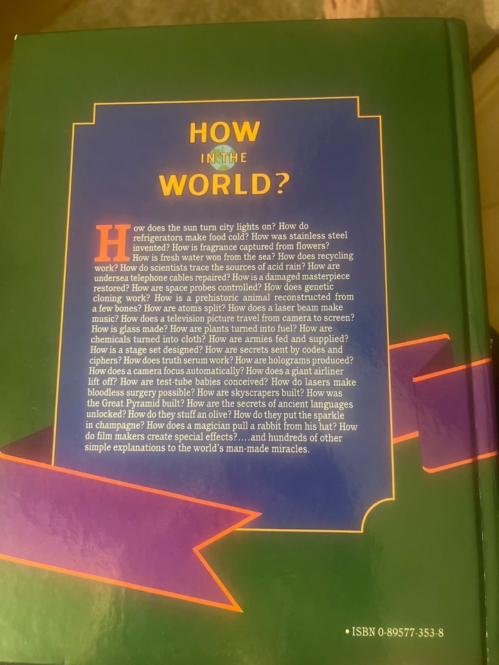READERS DIGEST HOW IN The WORLD BOOK FASCINATING JOURNEY RARE 90s ...