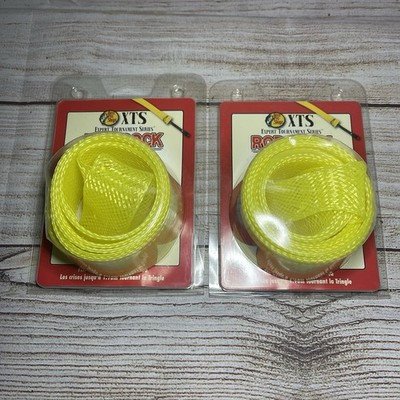 Bass Pro Shops XTS Rod Socks • Spinning Rod Up To 6'6" Yellow New Bass ...
